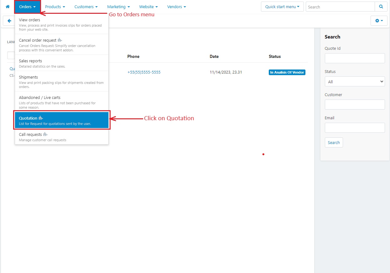 CS-Cart Request For Quotation